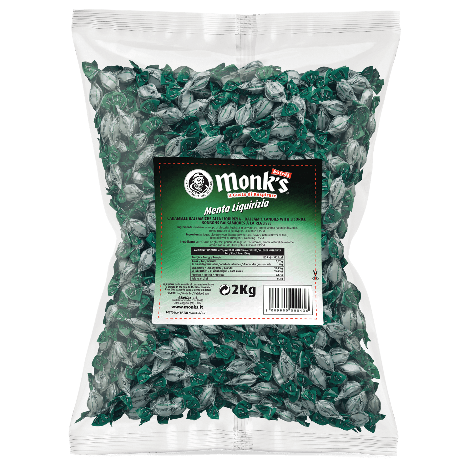Monk's Mini Mint Liquorice